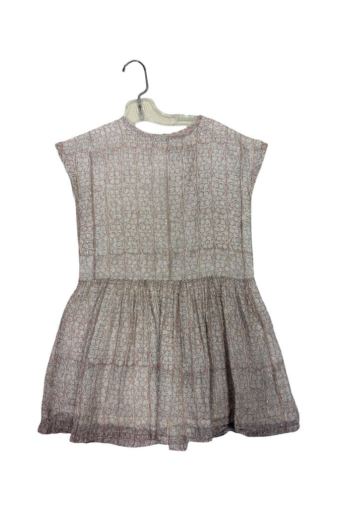 Louis Louise Blush and White Dress with Metallic Threading, 6 years ...