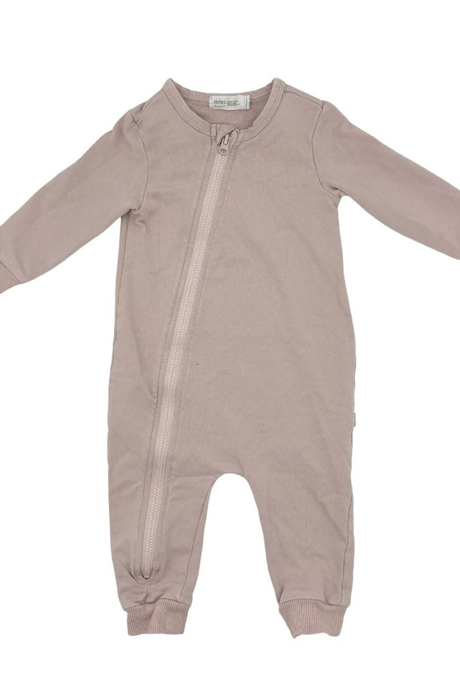 Miles The Label dusty pink play suit, 9 months – Minissentials